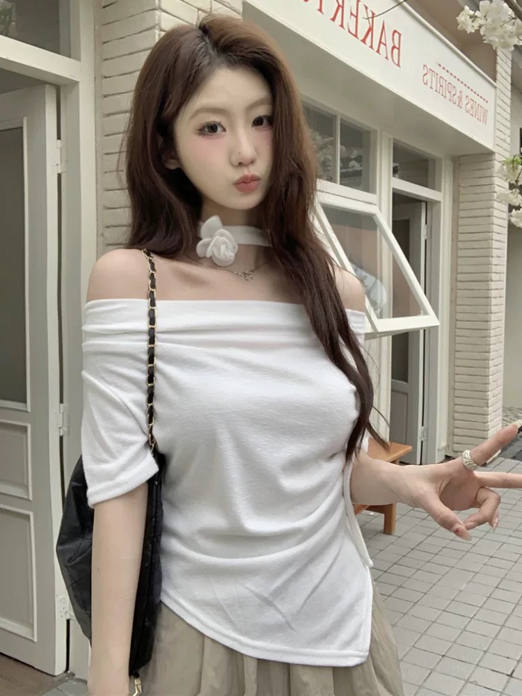 H205 玫瑰系绳分开式上衣 – Toodayy